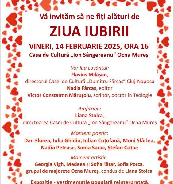 Spectacol dedicat Zilei Iubirii – 14 februarie 2025 – Ocna Mures Online